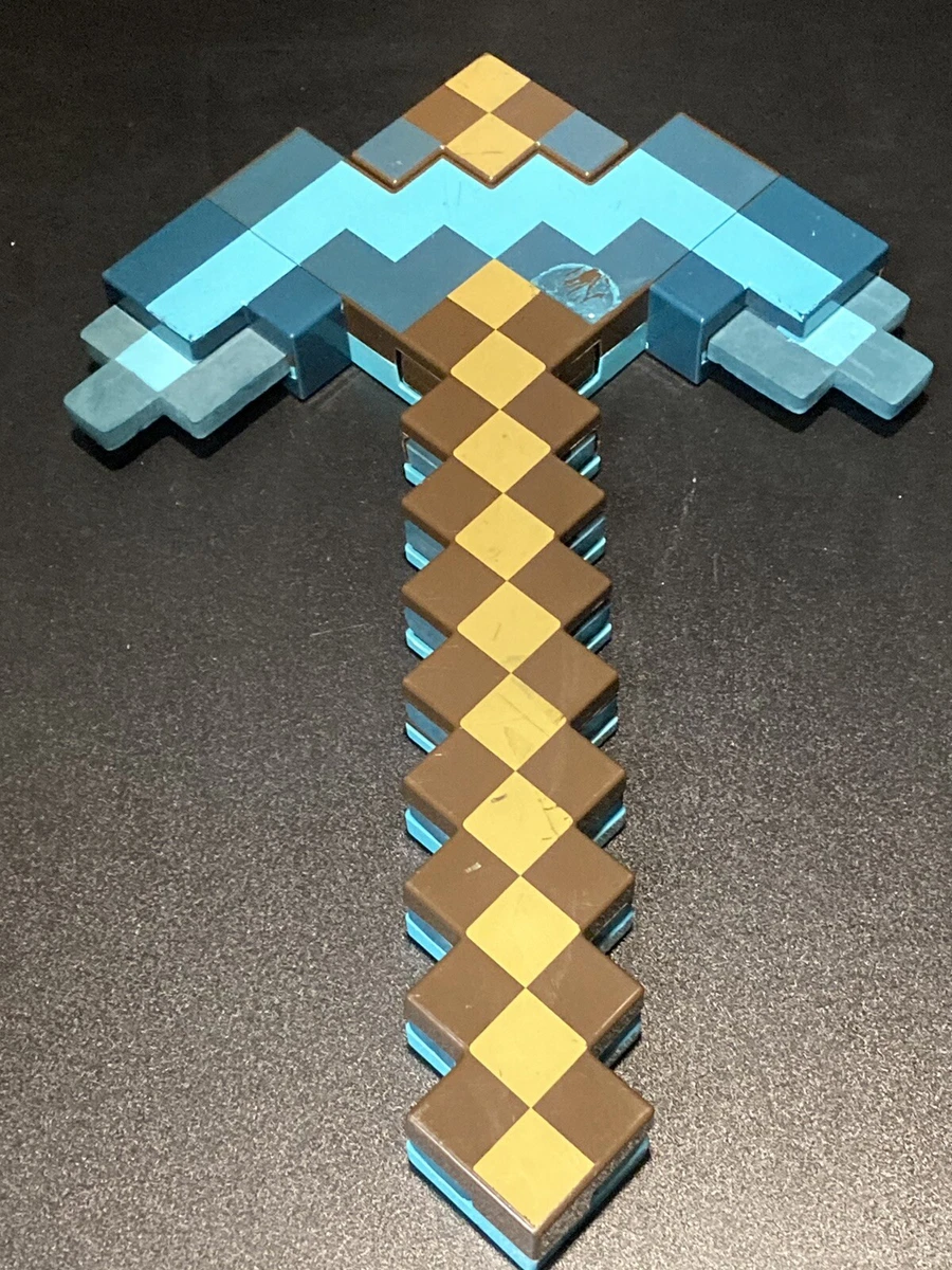 Minecraft Diamond Pickaxe And Sword Crossed