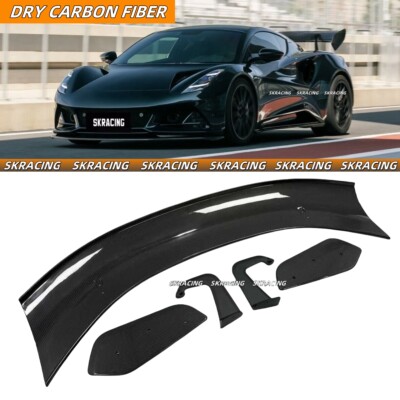 For 2023-2024 Lotus Emira Dry Carbon Fiber GT4 Rear Trunk Lid Spoiler ...