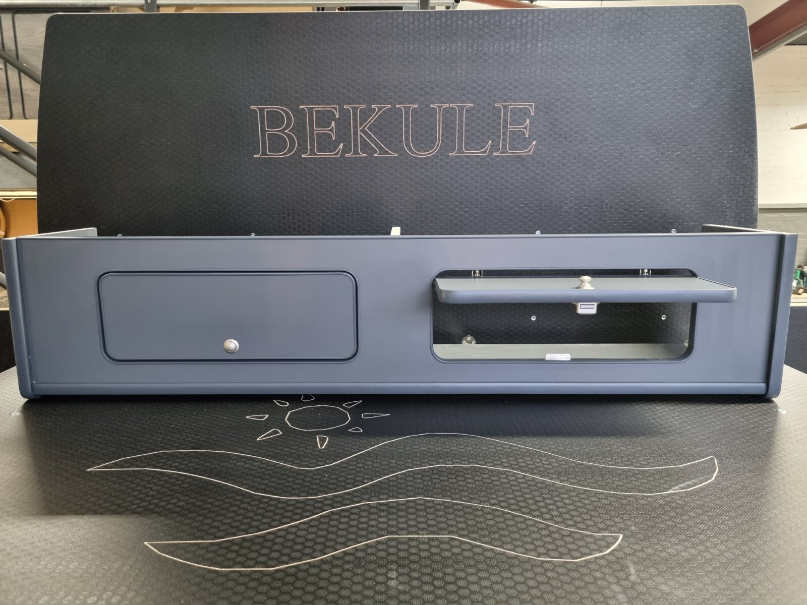 1200mm Campervan Overhead Locker camper Sprinter lightweight ply Carbon ...