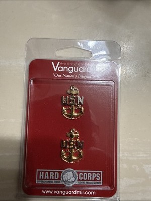 NEW, VANGUARD US Navy Chief Petty Officer Pins Hard Corps E-7 Coat (CC ...
