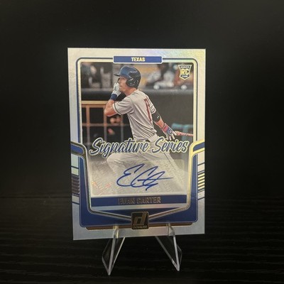 2024 Panini Donruss - Signature Series Evan Carter #SS-EC (AU, RC) | eBay