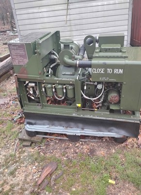 Military Diesel Generator MEP-002A 5Kw 60 Hertz 2000hrs 120v/208v 1 & 3 ...