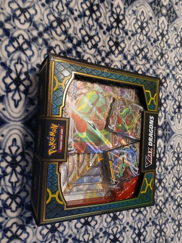 Pokémon TCG VMax Dragons Premium Collection Box New/Sealed Rayquaza ...