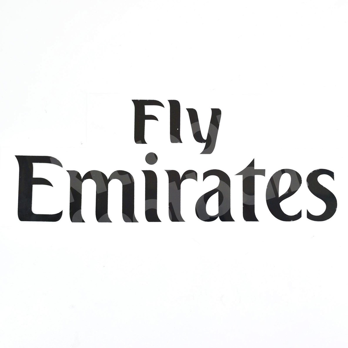 Fly Emirates White Logo Emirates Black Vintage Logo Shirt Emirati