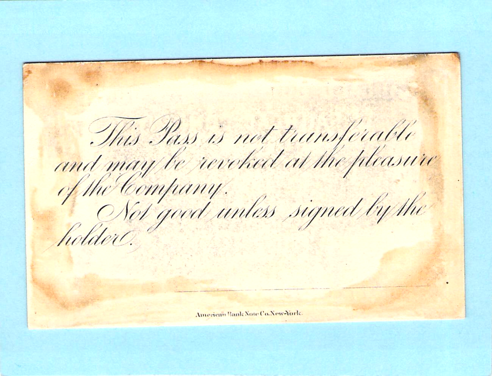 1883 CB & Q RAILWAY RAILROAD RR RY RWY PASS _ LOW # 32 | eBay