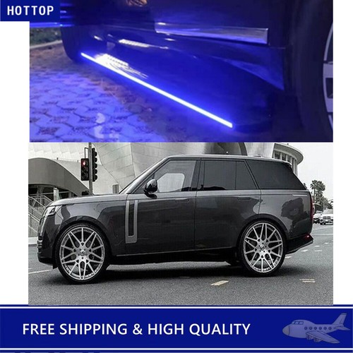 LED Deployable Electric Running Board Side Step Fit for SWB LR Range ...