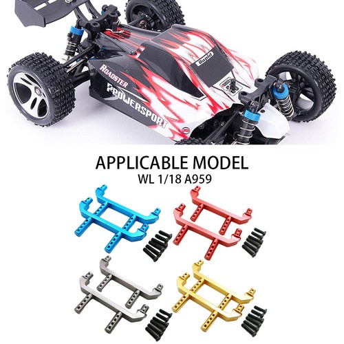 RCGOFOLLOW Invisible Shell Mount For 1/18 Wltoys A969 On-Road Vehicles ...