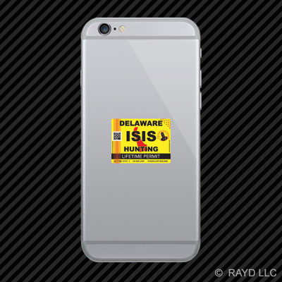 ISIS Terrorist Delaware State Hunting Permit DE Cell Phone Sticker ...