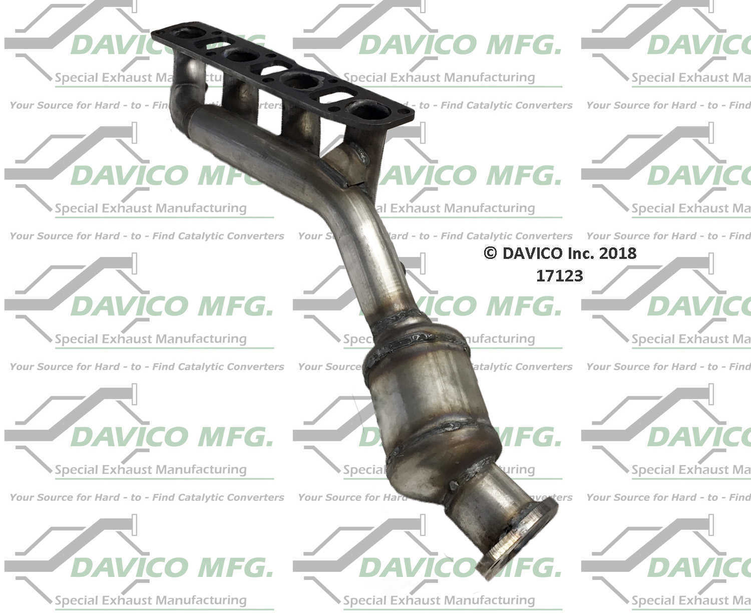 Catalytic Converter-Exact-Fit - Manifold Davico 17123 | eBay
