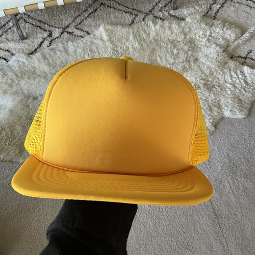 Showcase By Yupoong BLANK Yellow Rope Snapback Hat Cap Vintage Mint A+ ...