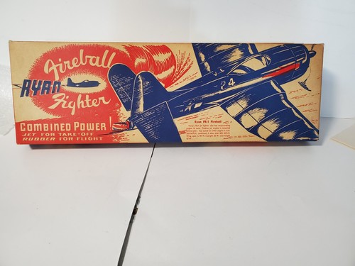 Super Rare 1947 Ray Models Balsa Wood Ryan Fireball Fighter!!! | eBay