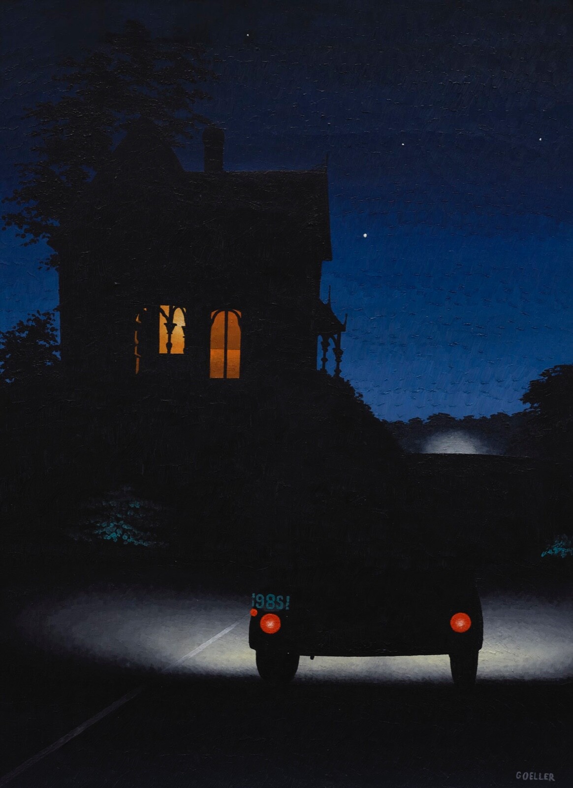 Charles Goeller : Night Scene : Archival Quality Art Print | eBay