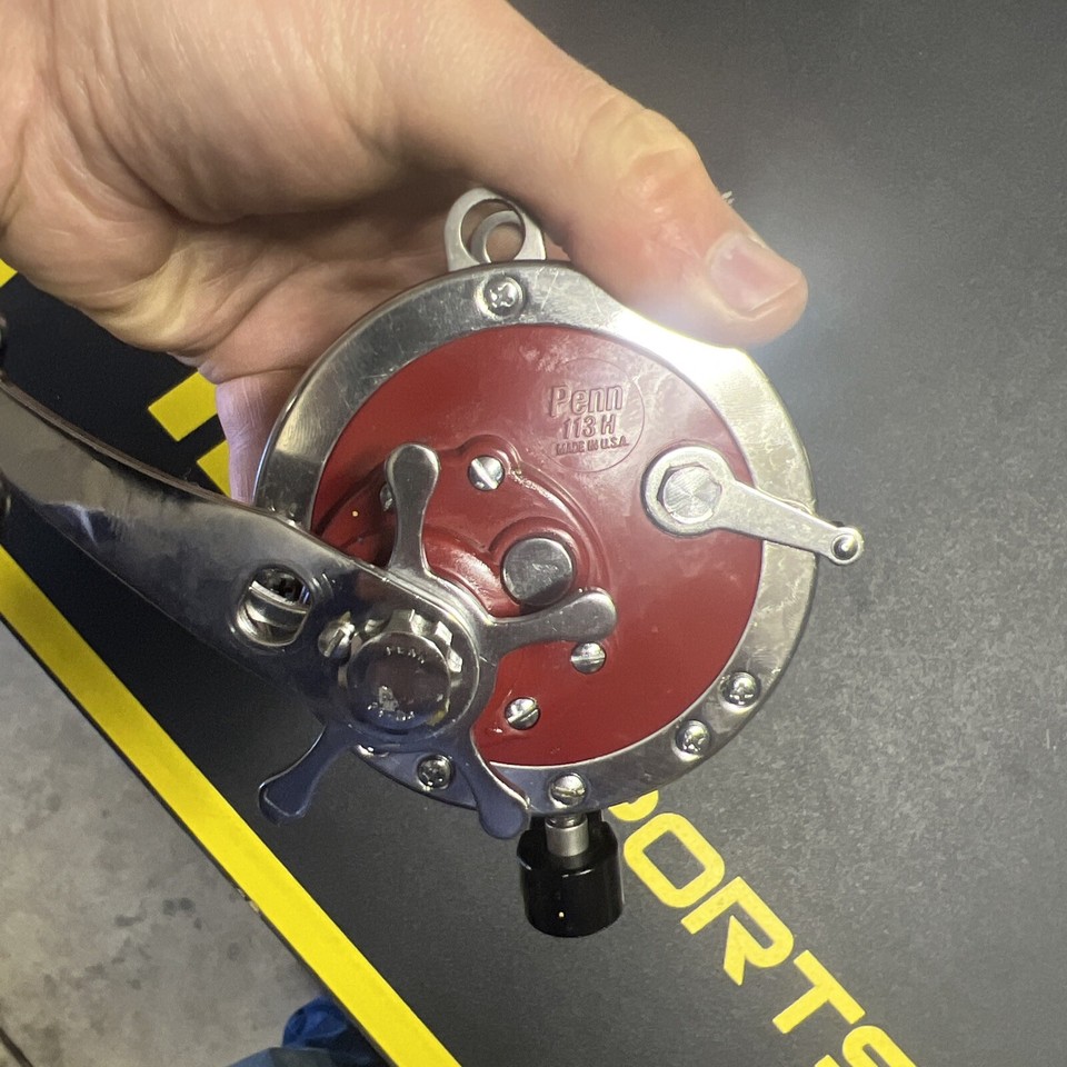 Penn Special Senator 113 H 4/0 With Accuframe Fishing Reel W/ Carbon ...