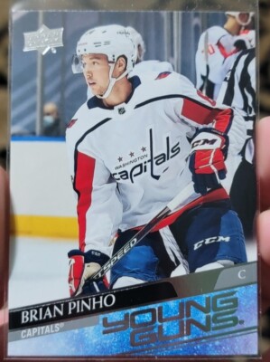💎2020-21 Upper Deck UD Young Guns Rookie #475 Brian Pinho Washington ...