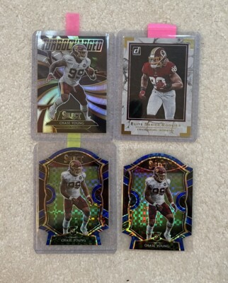 2020 Panini SELECT PRIZM DIE CUT CHASE YOUNG Rookie Card (x4) 🏈 GEM ...