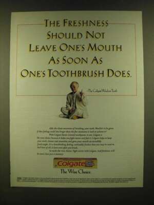 1990 Colgate Tartar Control Toothpaste Ad - Pat Morita | eBay