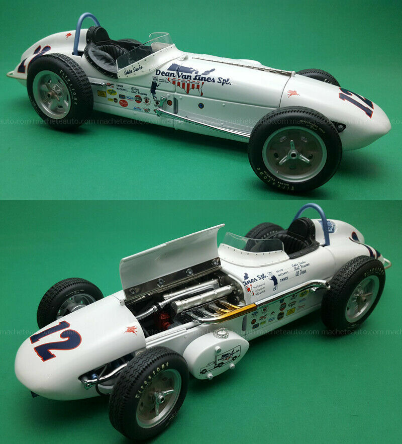 Race Car Formula 1 18 Vintage Indy 500 Classic Custom Hot Rod Model ...