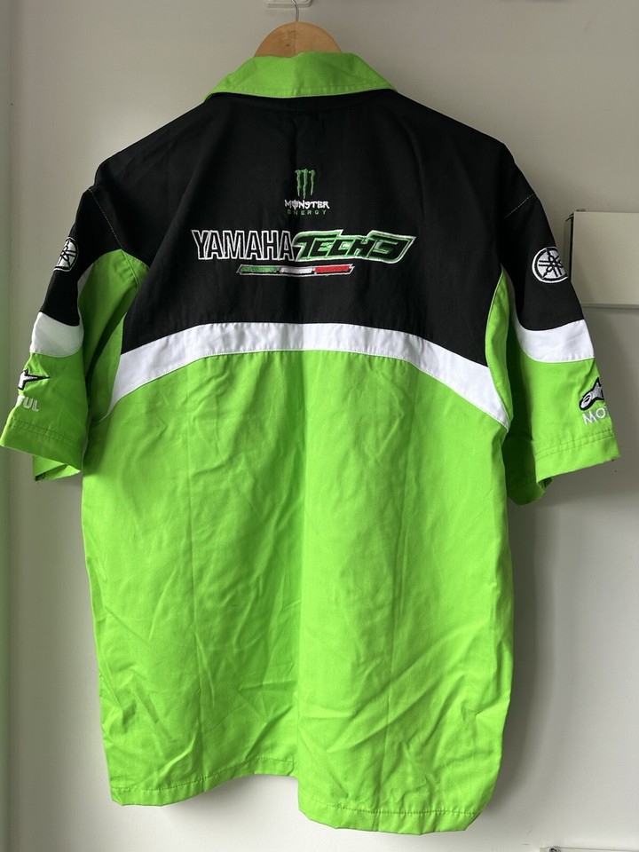 Yamaha Tech 3 Monster Energy Team Shirt MotoGP Motorcycle Racing NEW w ...