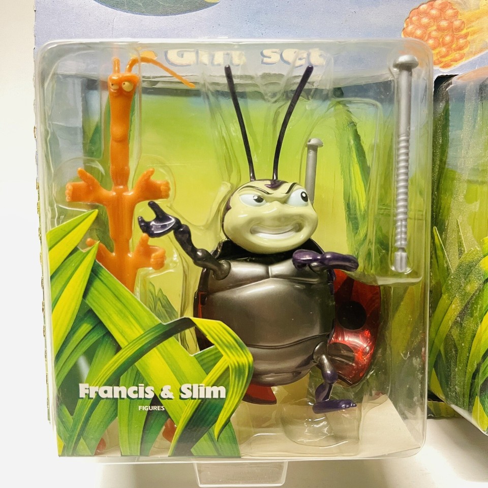 Vintage 1998 Disney Pixar A Bug’s Life Gift Set 3 Figures Pack Francis ...