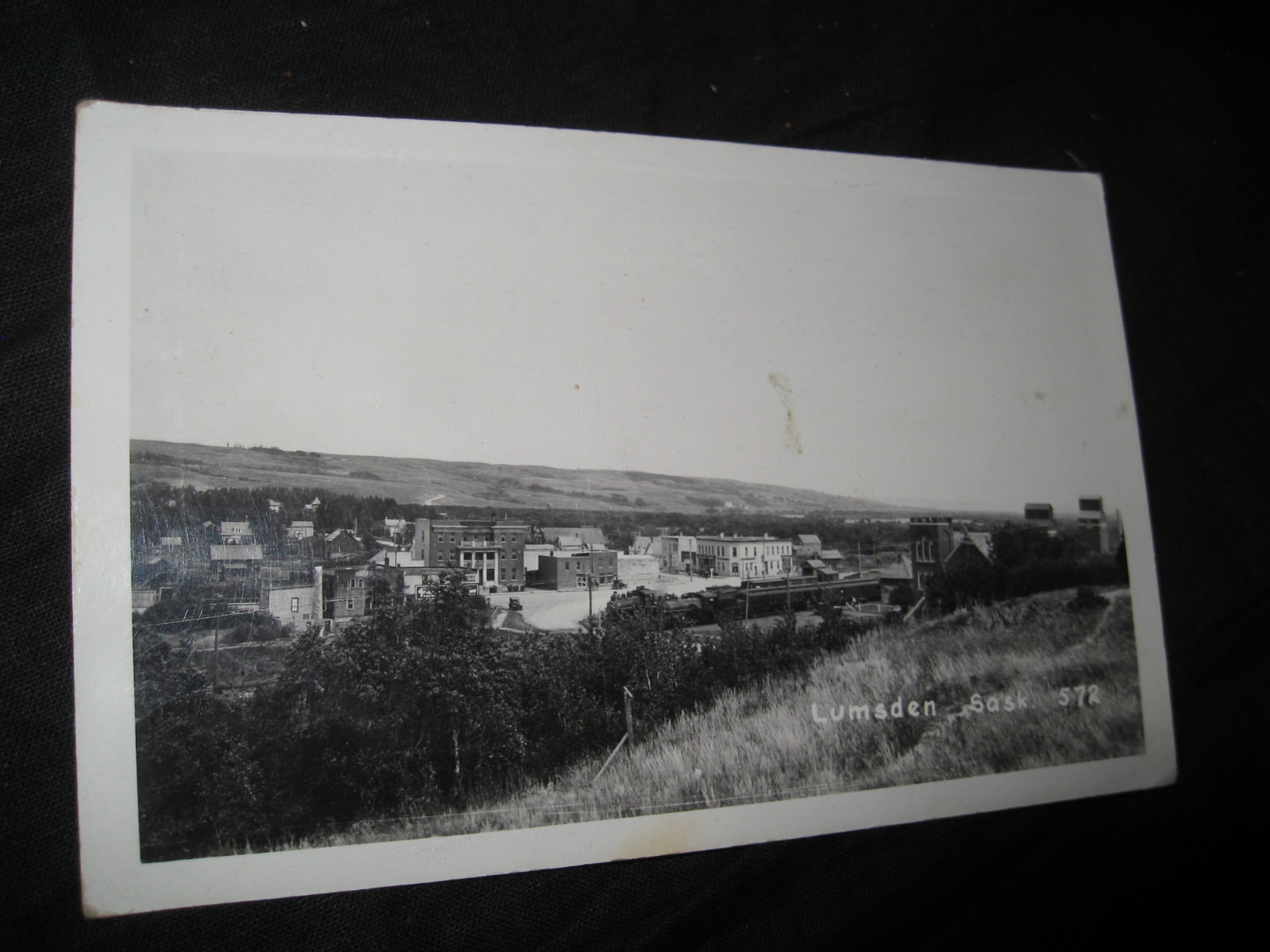Old postcard Lumsden 1930 panorama Saskatchewan Canada | eBay