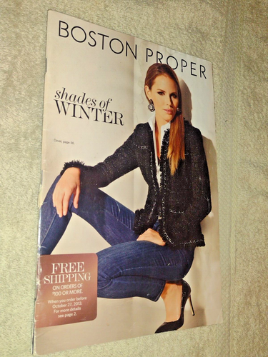 2013 Boston Proper Women's Fashion Catalog -Rare Autumn "Shades of ...