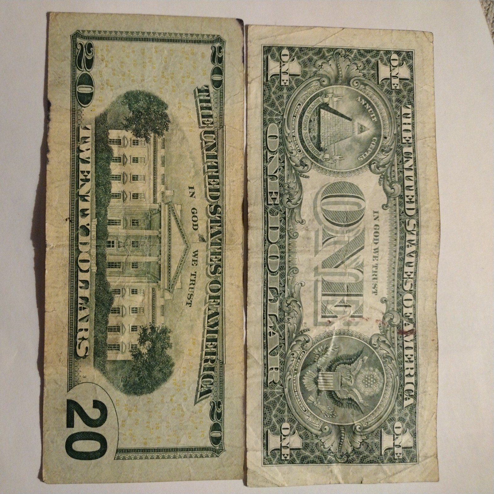 fancy serial number bills 4s & 5s 4444 55555 ($1 & $20) | eBay