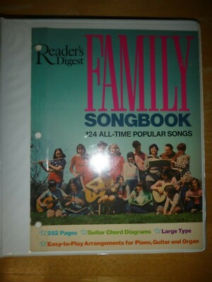 READER'S DIGEST SONGBOOK: Family Songbook 124 All-Time Popular Songs | eBay