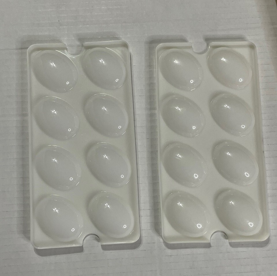 Tupperware Deviled Egg Carrier With Inserts And Lid Vintage Harvest ...