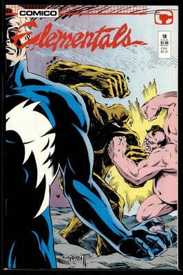 Elementals #18 Comico Comic Book 1990s Indie Superhero | eBay