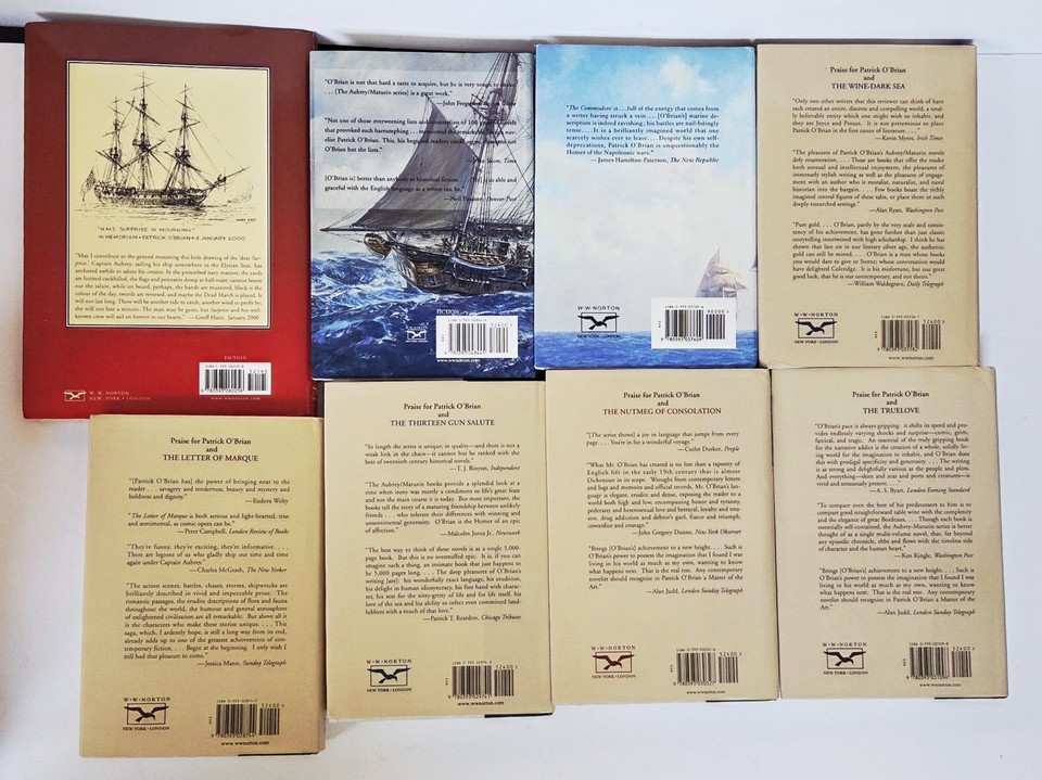 Patrick O'Brian Aubrey Maturin 1-21 COMPLETE Set (HCDJ) Norton ...