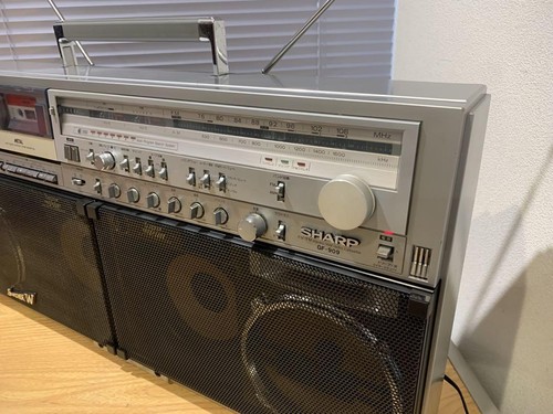 SHARP GF-909 THE SEARCHER-W Vintage Boombox Cassette and Radio | eBay