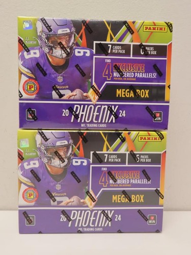 (2) Lot 2024 Panini Phoenix NFL Football Factory Sealed International ...