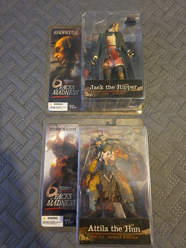 McFarlane Monsters Series 3 6 Faces Of Madness Jack The Ripper & Attila ...
