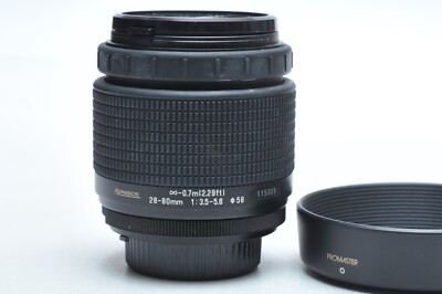ProMaster AF 28-80mm f/3.5-5.6 Aspherical Lens for Nikon F Mount | eBay