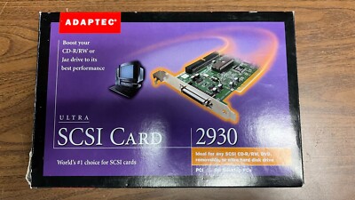 Adaptec Ultra SCSI CARD 2930 Boost Cd-r/rw For PC - Open Box Unused | eBay