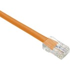 UNIRISE USA, LLC PC6-15F-ORG UNIRISE 15FT CAT6 NON-BOOTED UNSHIELDED ...