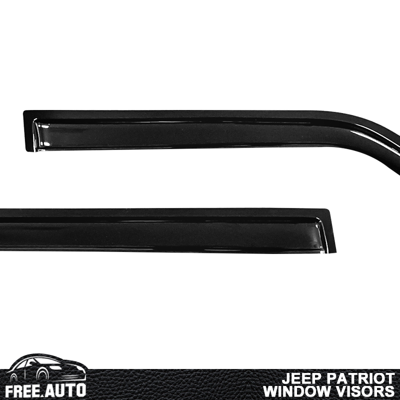 For 2007-2018 Jeep Patriot Slim Window Visor Vent Rain Sun Deflector ...