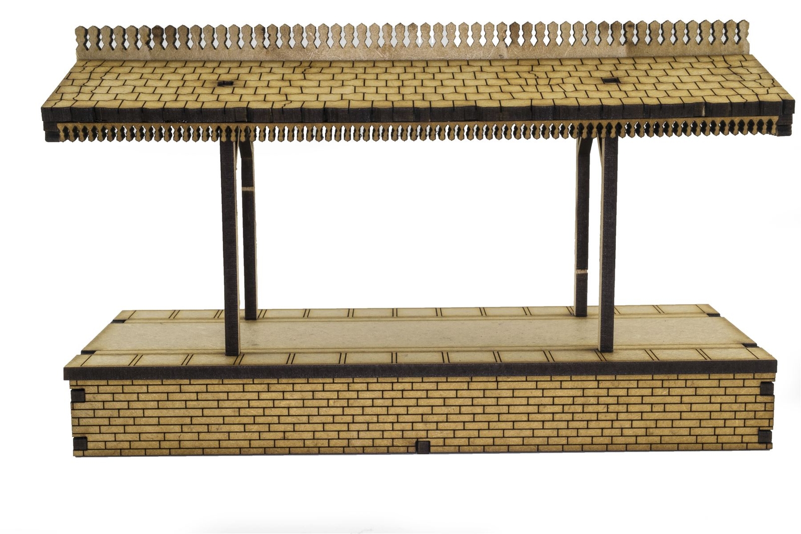 OO/HO Gauge Platform & Canopy with On/Off Ramps by WWS – Railway MDF ...