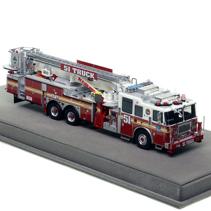 Fire Replicas 1/50 FDNY Seagrave 2013 Attacker 95'Tower Ladder 51 Bronx ...