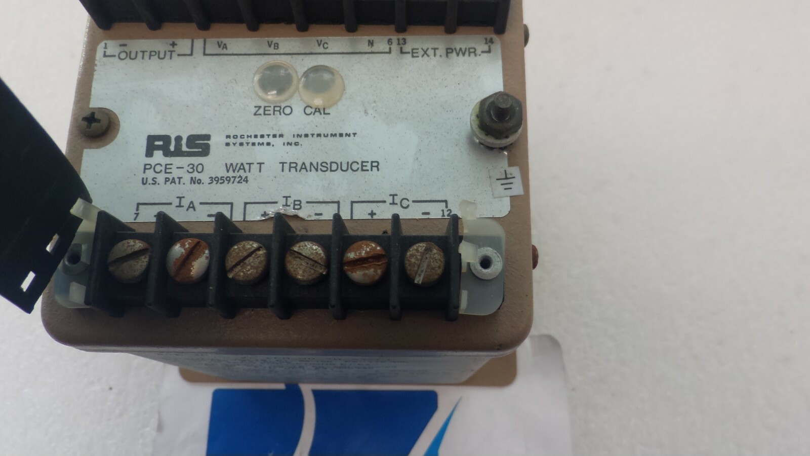 ROCHESTER INSTRUMENTS SYSTEMS PCE-30 WATT TRANSDUCER P1-E1-C5-XA-F60-W0 ...