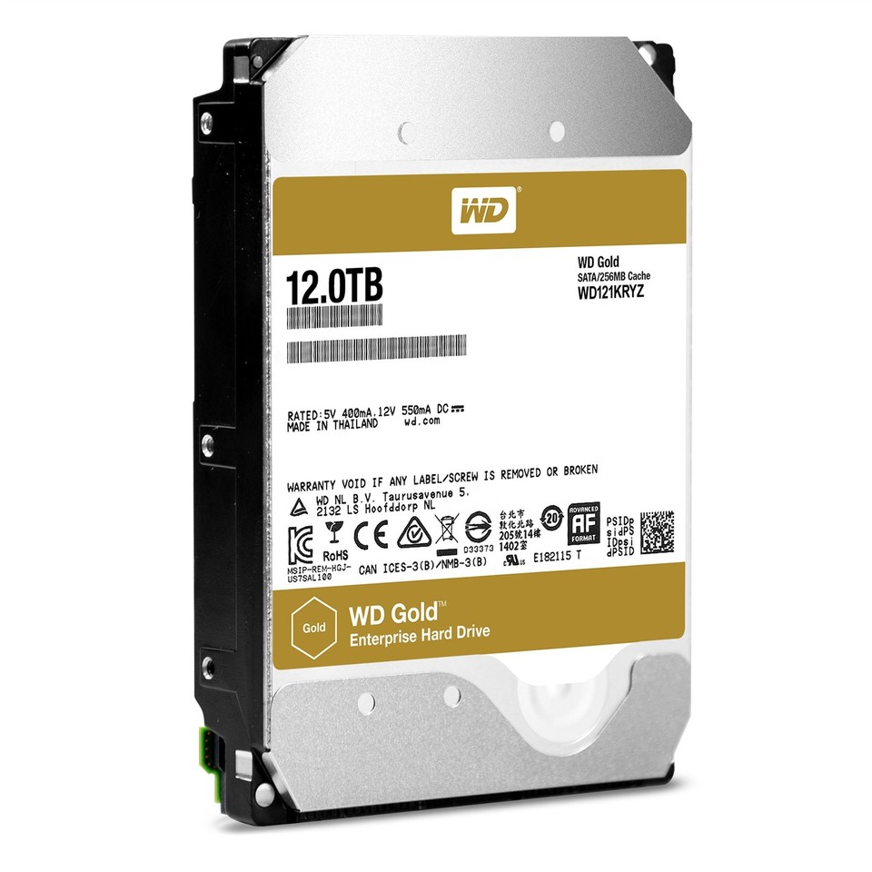 Western Digital Gold 3.5" 12 TB Serial ATA III (WD121KRYZ) | eBay