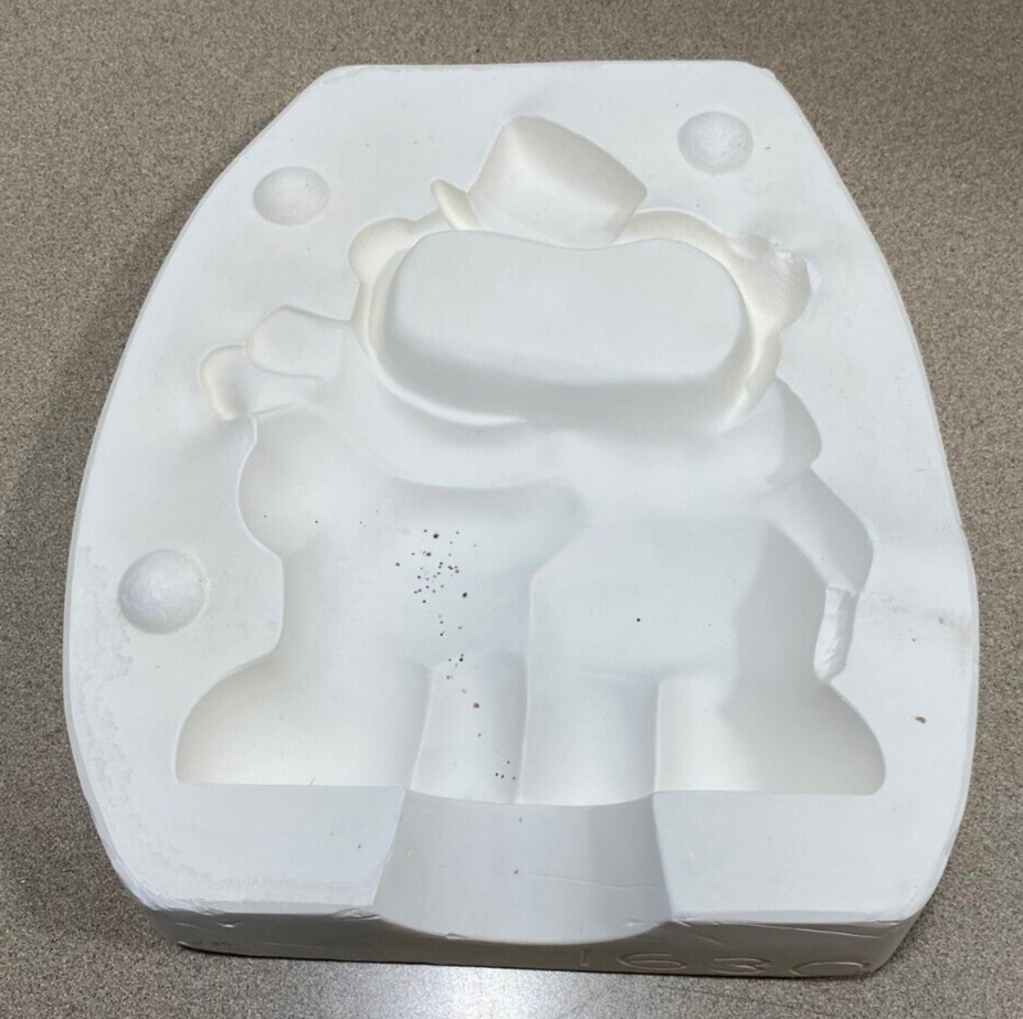 Vintage 1989 Kimple Ceramic Slip Cast Mold #1630 Mr & Mrs Snowman ...