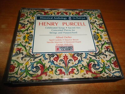 HENRY PURCELL Songs Concerted oieces ALFRED DELLER Malcom Marriner ...