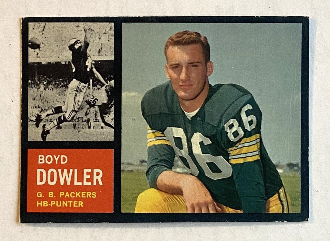 1962 Topps Football #71 Boyd Dowler Packers - FLASH SALE | eBay