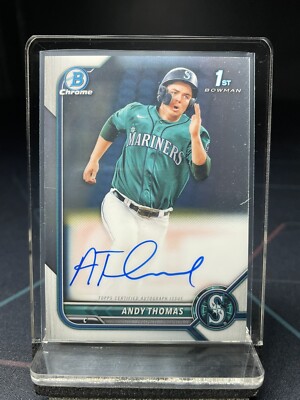 Andy Thomas 2022 Bowman Chrome Prospect Autographs #CPA-AT Mariners | eBay