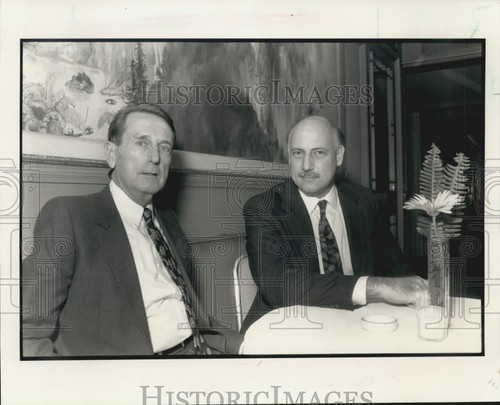 1991 Press Photo Dr. Charles Smith, Jack Peters at Medical Center in ...