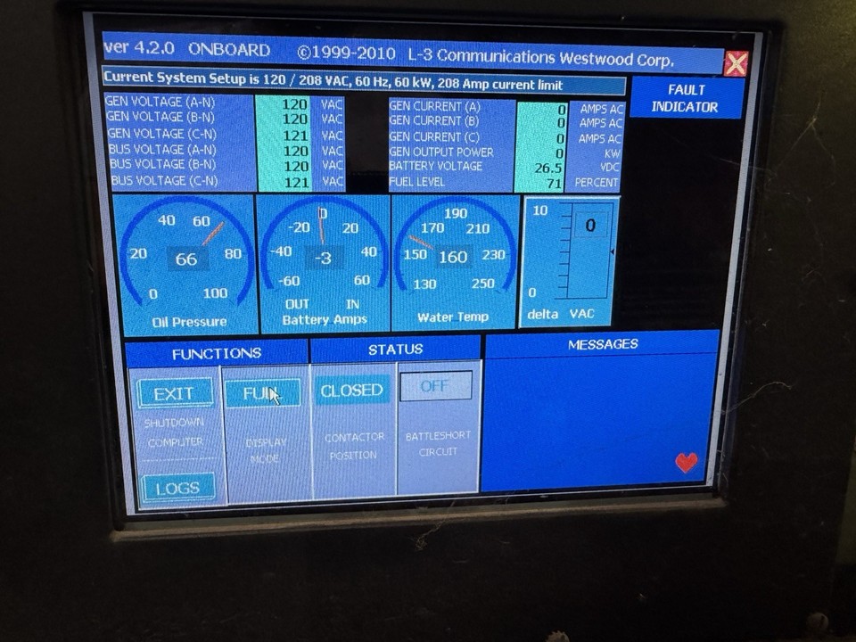 2006 MEP-806B Military Tactical Quiet Power Generator 806 B 60kw ...