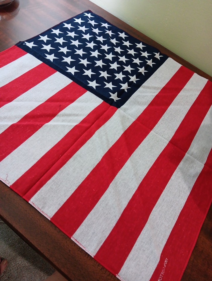 Unused Set 6 American Flag Stars & Stripes Dinner Napkins 21" x 21" | eBay