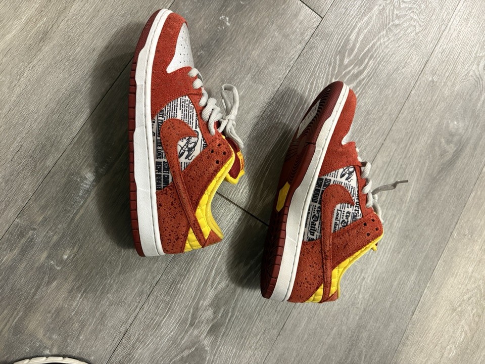 Nike Dunk Low SB Rukus Crawfish Sneakers Size 9.5 No Box | eBay
