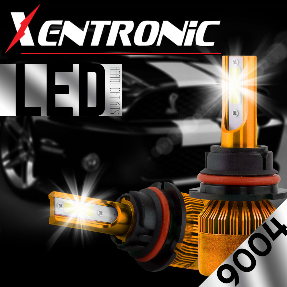 XENTRONIC LED HID Headlight kit 9004 HB1 White for 1987-1988 Volkswagen ...